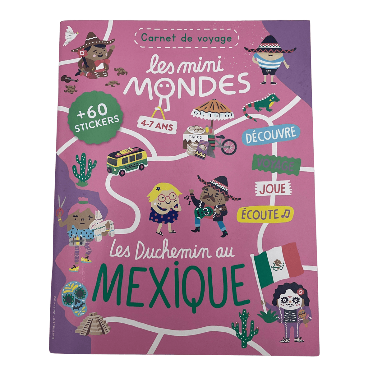 Carnet Mexique - 4 ans Les Mini Mondes - KIDIBAM