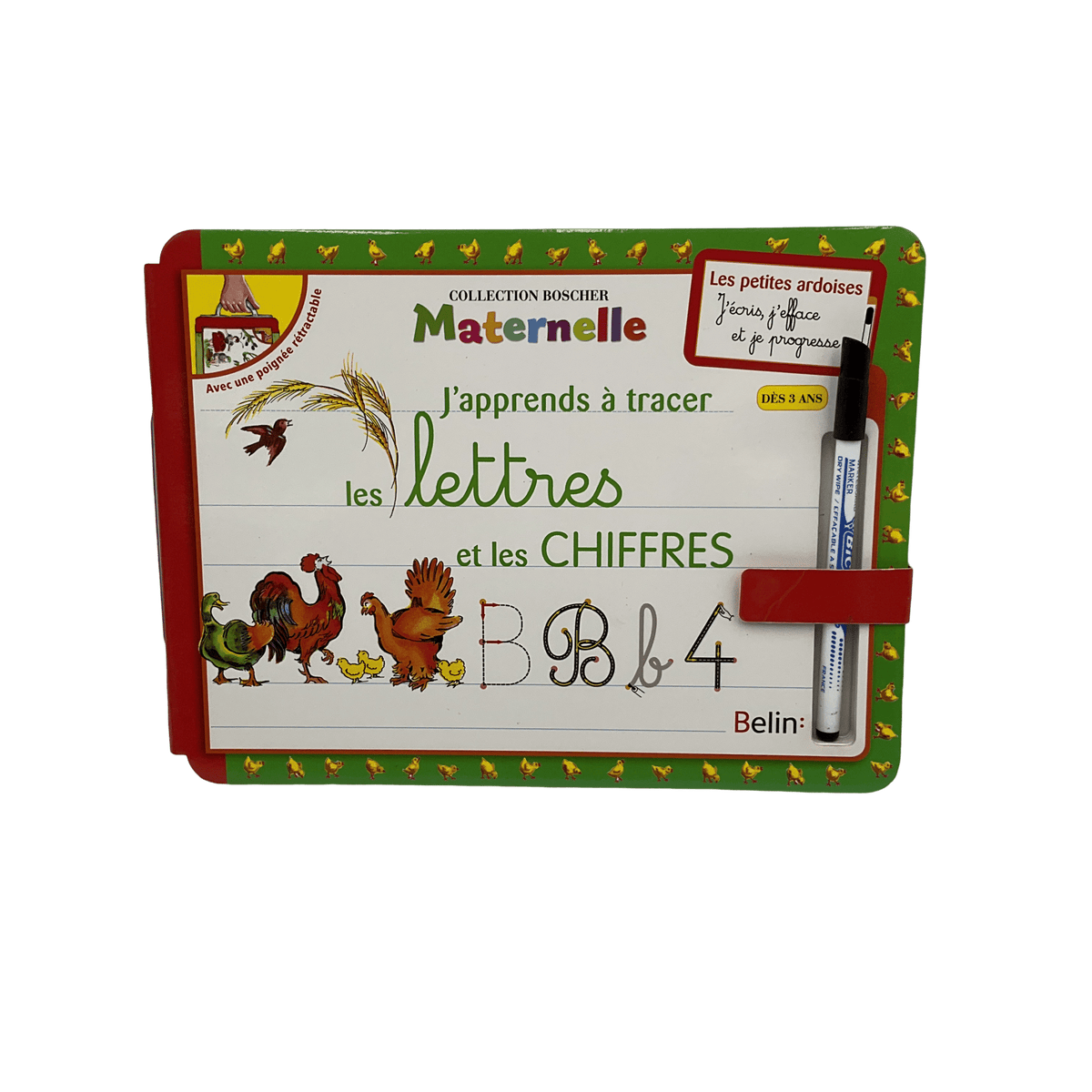 J'apprends à tracer les lettres et les chiffres Belin d'occasion - KIDIBAM