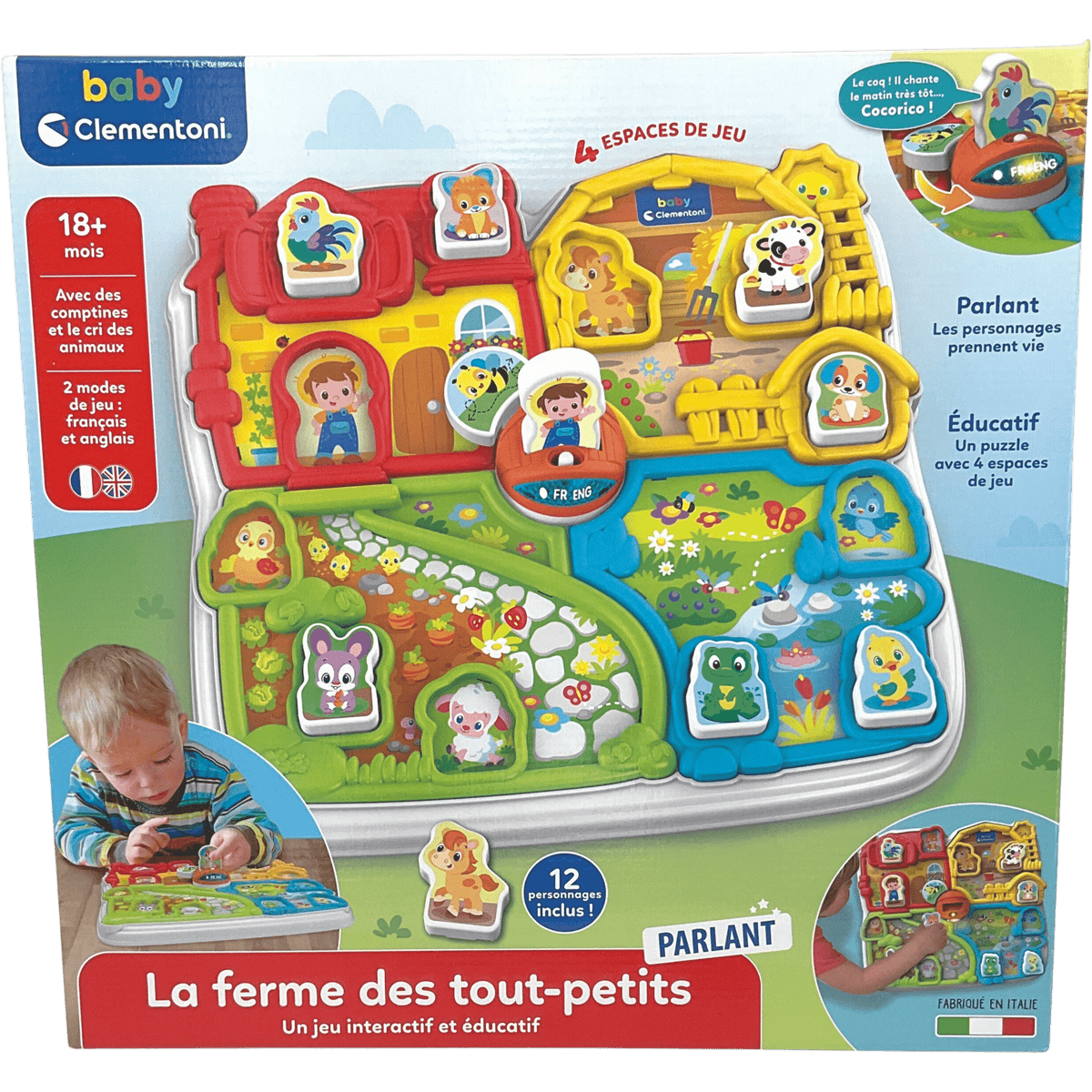 La ferme des tout-petits Clementoni - KIDIBAM