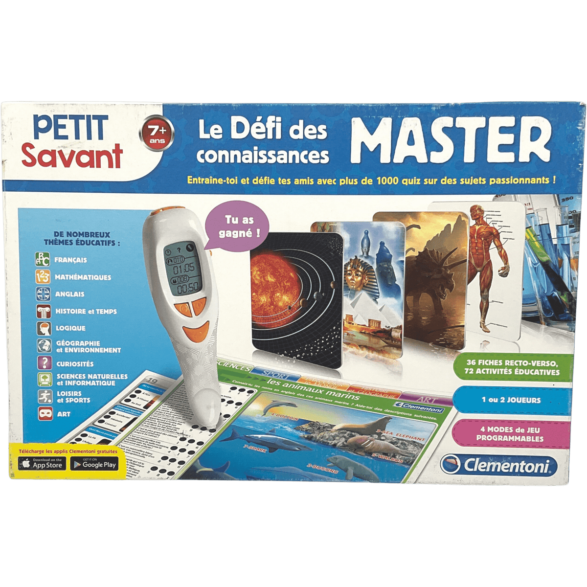 Petit savant Le défi des connaissances Master Clementoni d'occasion - KIDIBAM