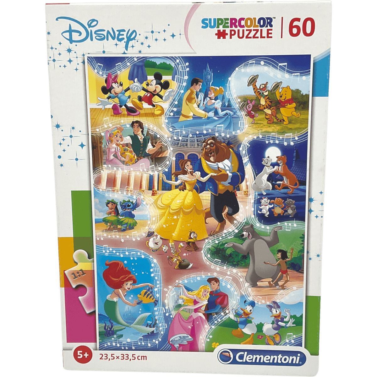 Puzzle 60 pièces Les personnages de Disney Clementoni d'occasion - KIDIBAM