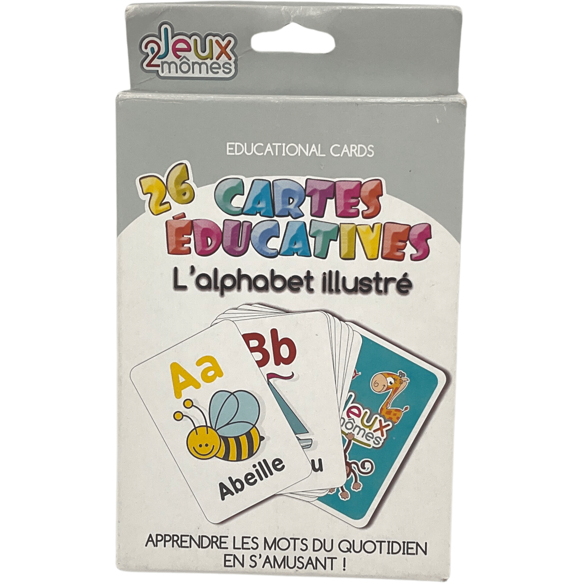 26 cartes éducatives L'alphabet illustré Jeux 2 Mômes d'occasion - KIDIBAM