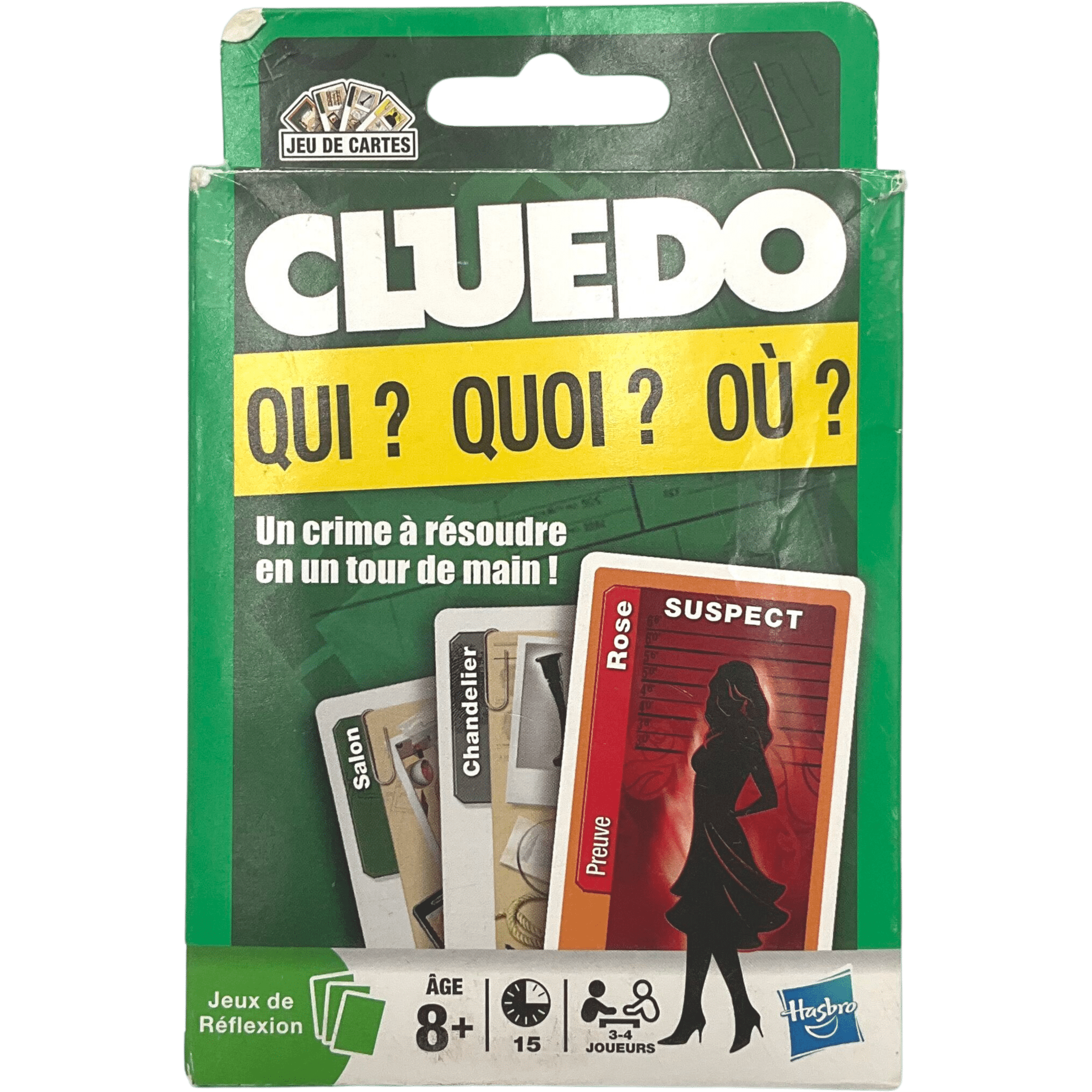 Cluedo Qui? Quoi? Ou? Hasbro d'occasion - KIDIBAM