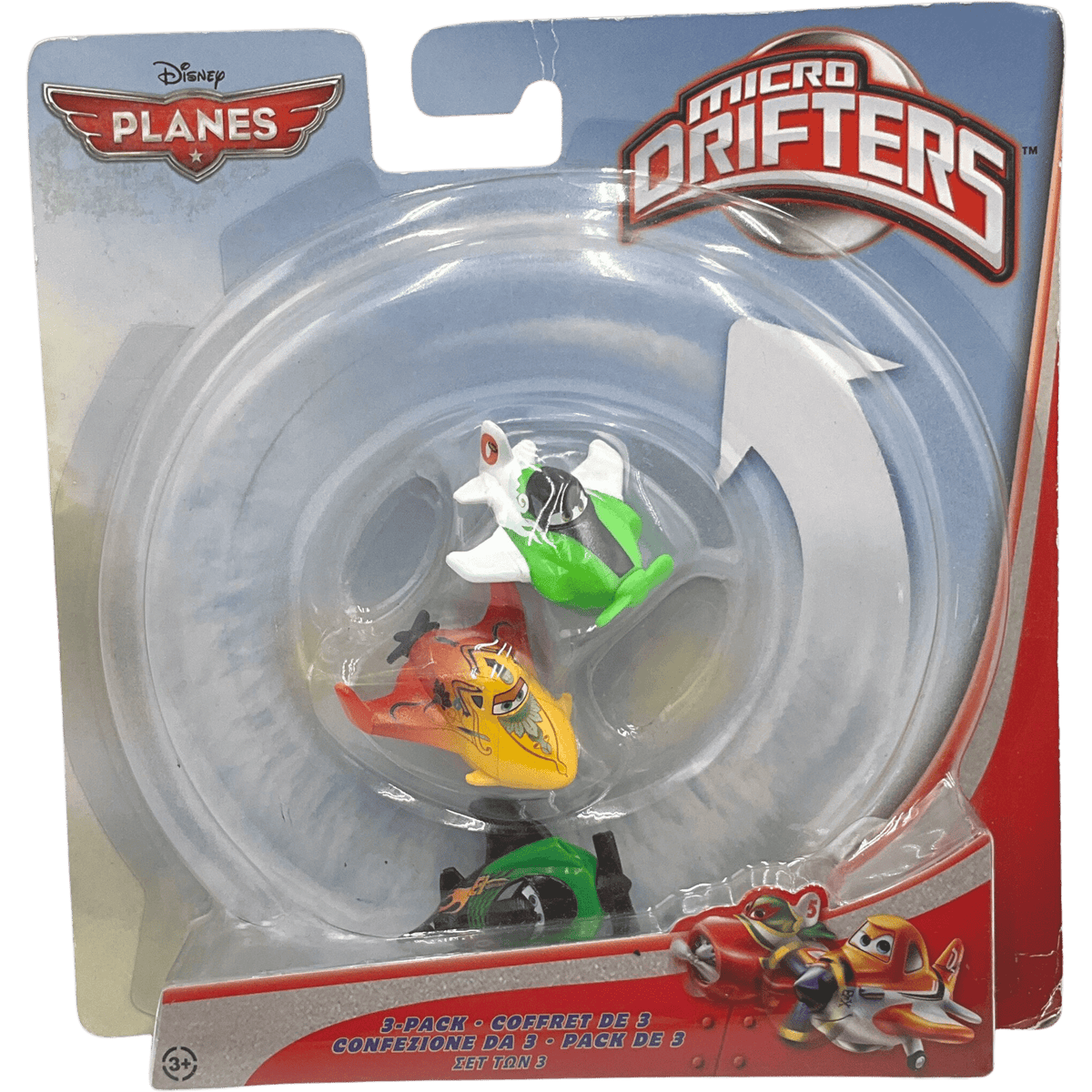Coffret de 3 Micro Drifters Planes Disney Mattel d'occasion - KIDIBAM