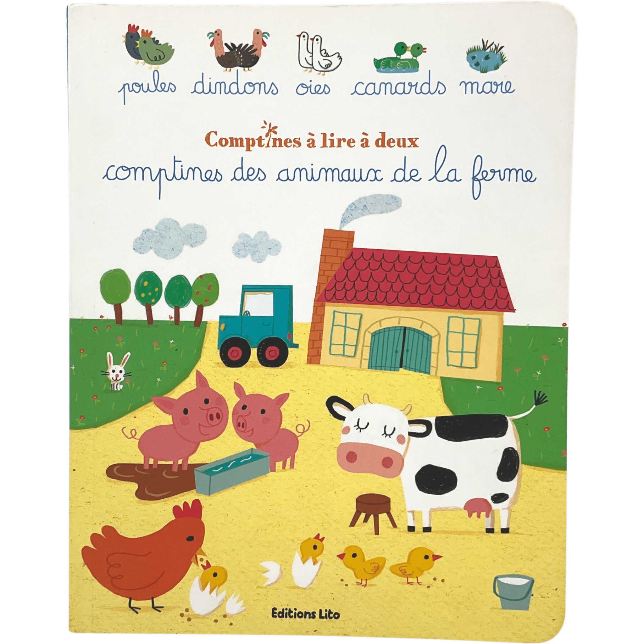 Comptines des Animaux de la Ferme Editions Lito d'occasion - KIDIBAM