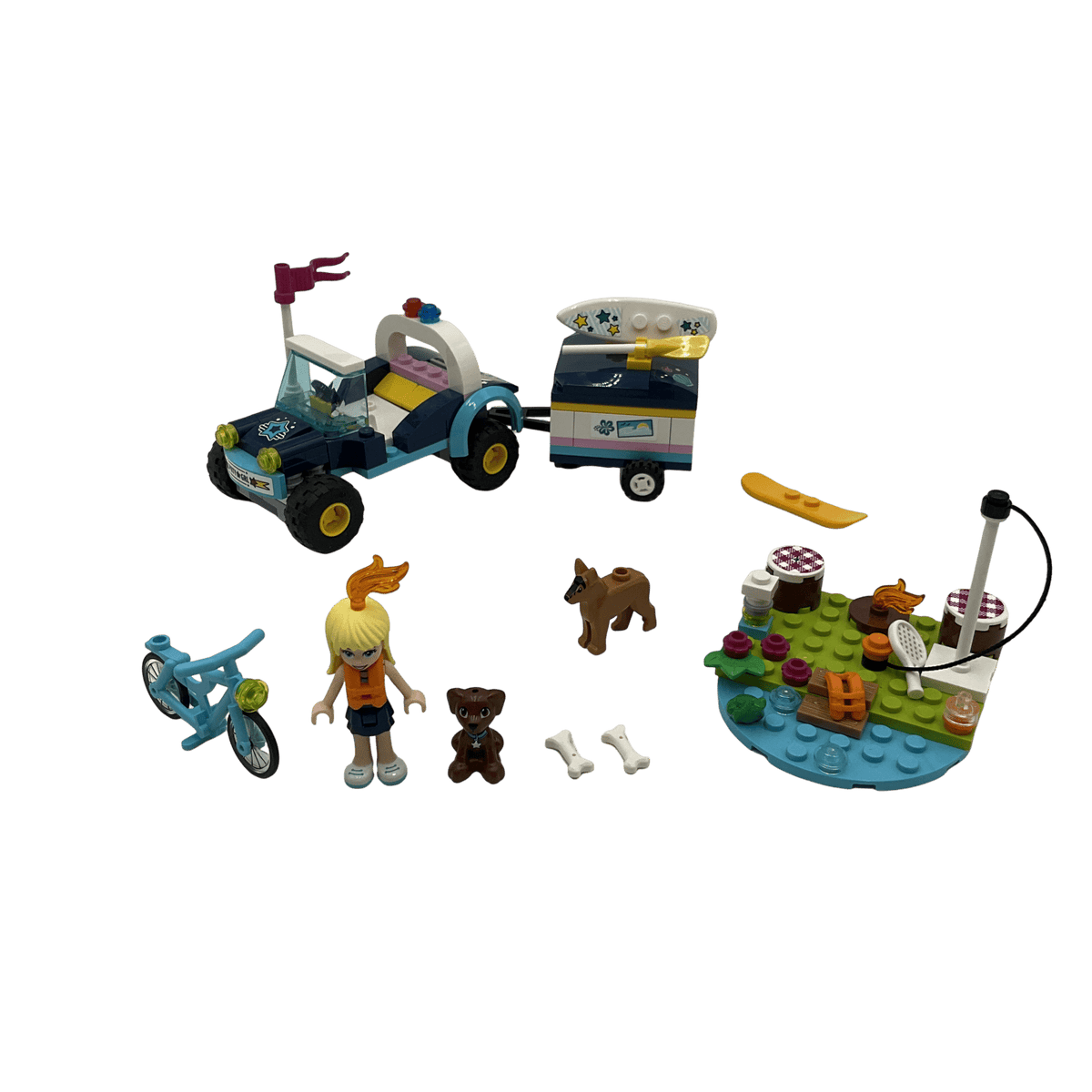 Le buggy et la remorque de Stéphanie 41364 Lego d'occasion - KIDIBAM