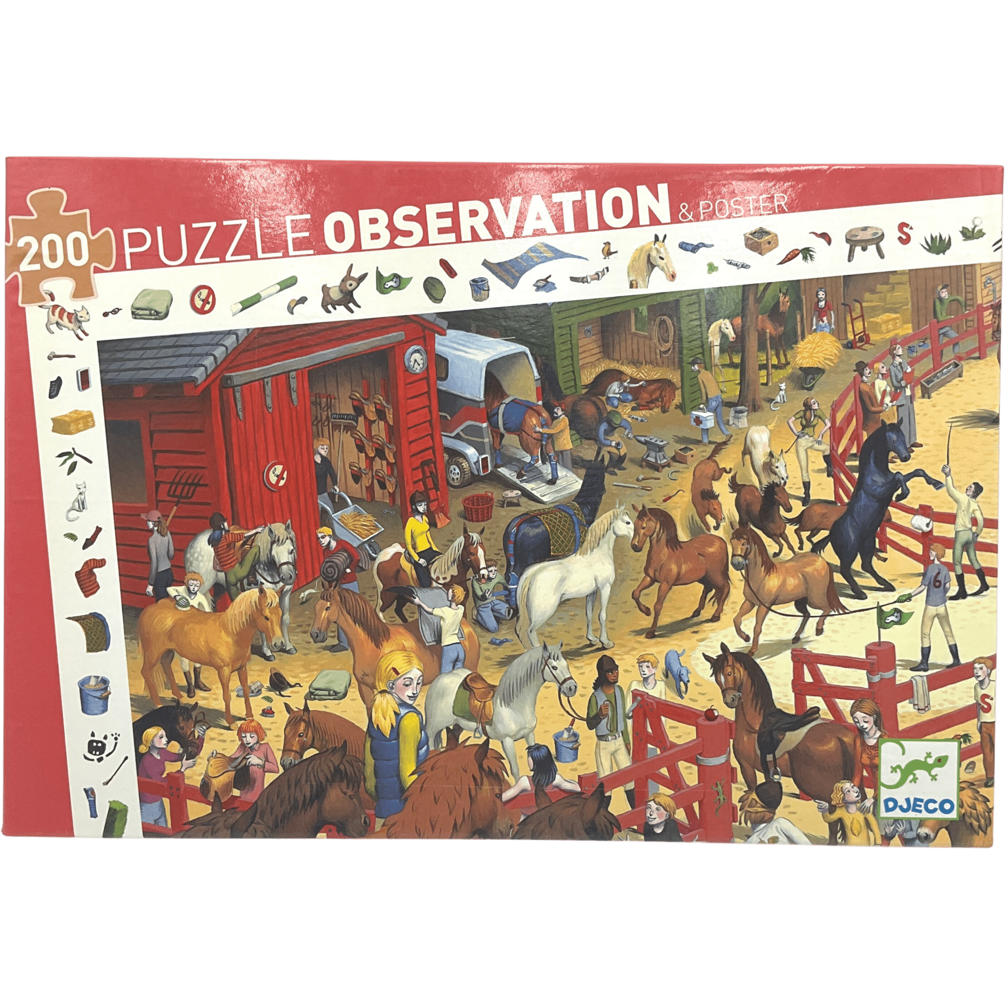 Puzzle Observation et Poster Djeco d'occasion - KIDIBAM